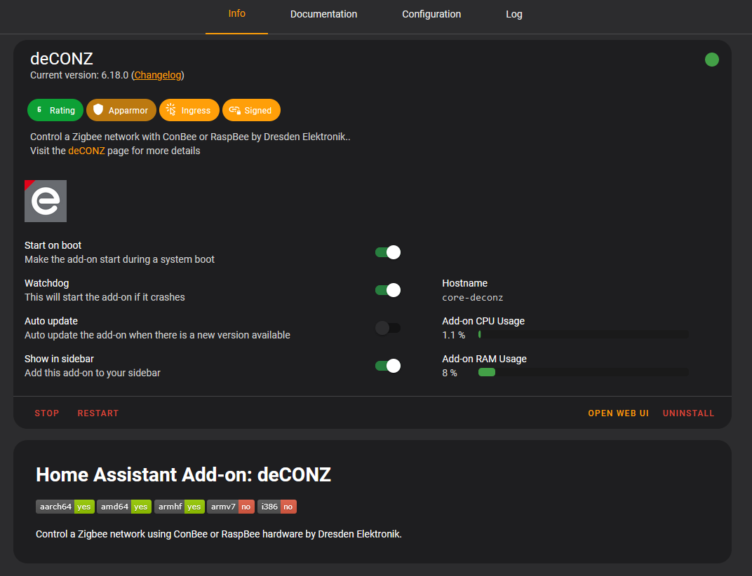 How-to: Feste IP-Adresse für deCONZ Container in Home Assistant ...